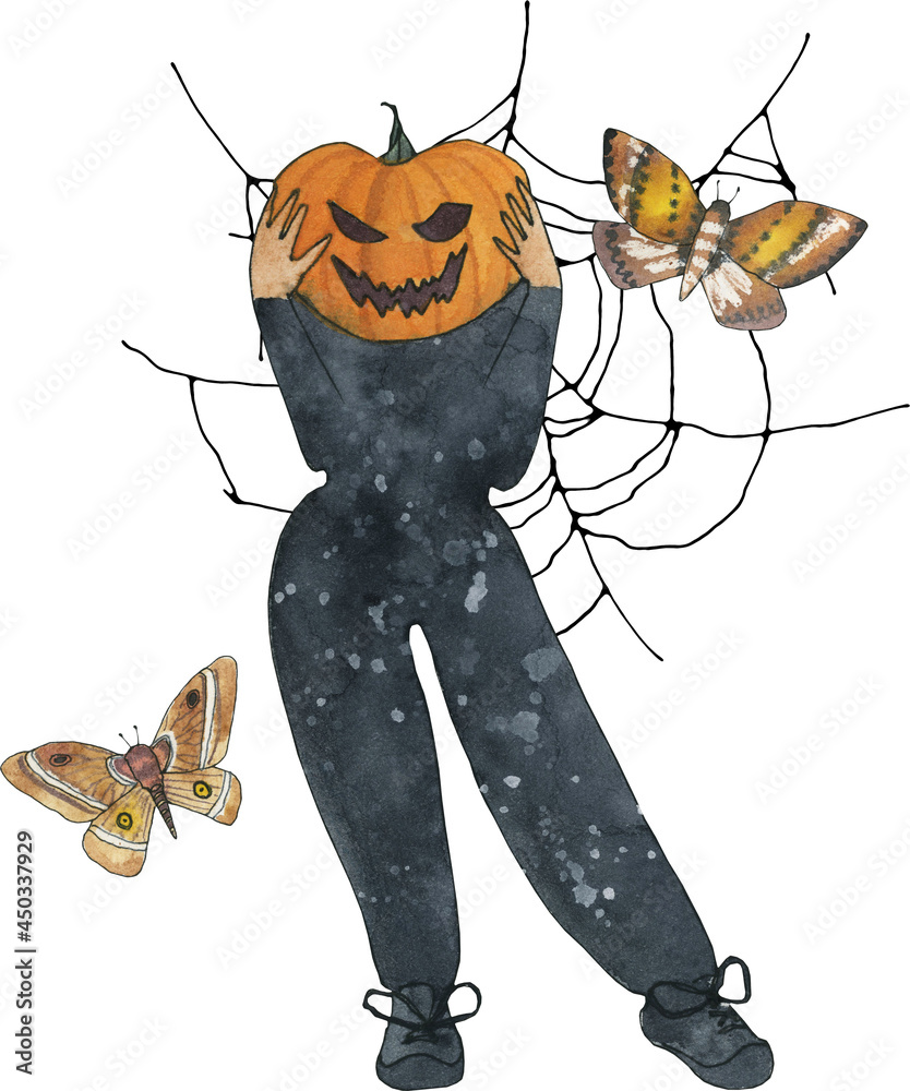 halloween ghost clipart, Horror fall sublimation clip art, spooky ...