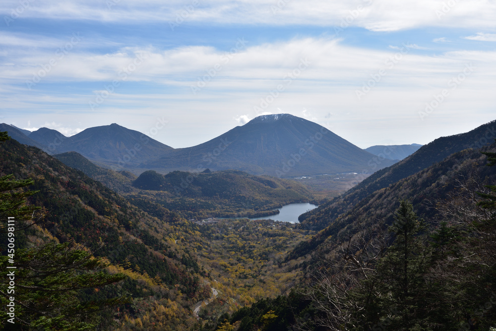 Climbing from Nikko Yumoto to Mount shirane, Tochigi, Japan Stock Photo ...