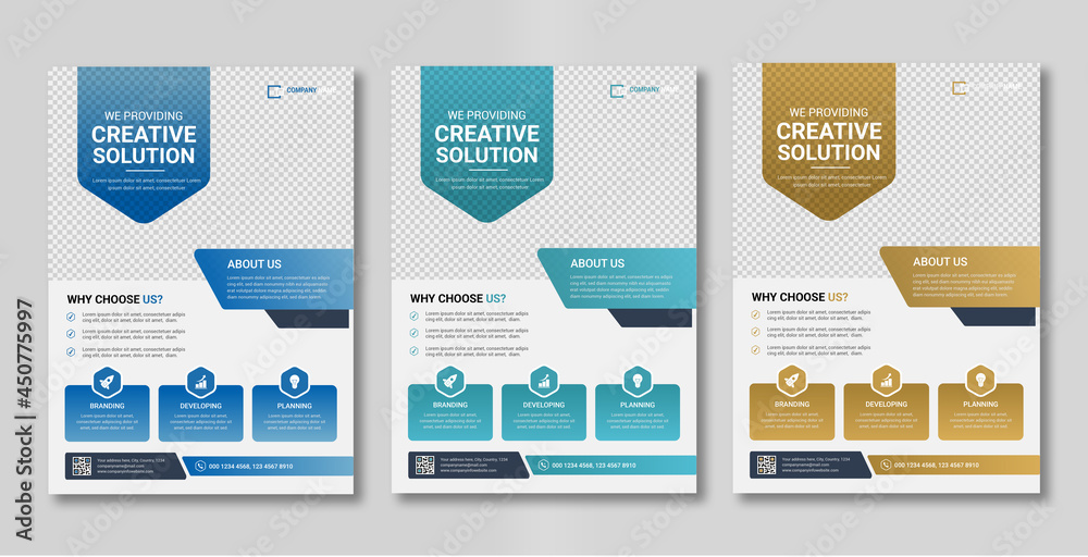 Corporate Business Marketing flyer cover design. Can use to Brochure ...