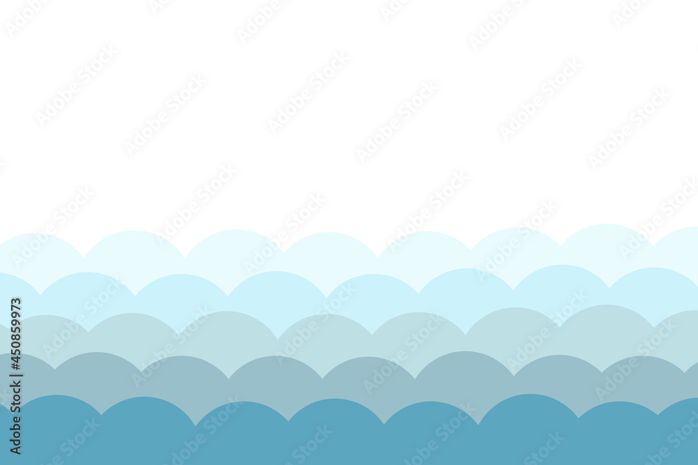 blue shade curve pattern like water wave have copy space (white ...