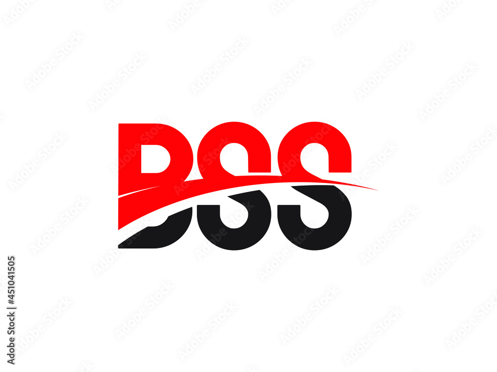 BSS Letter Initial Logo Design Vector Illustration Stock Vector | Adobe ...