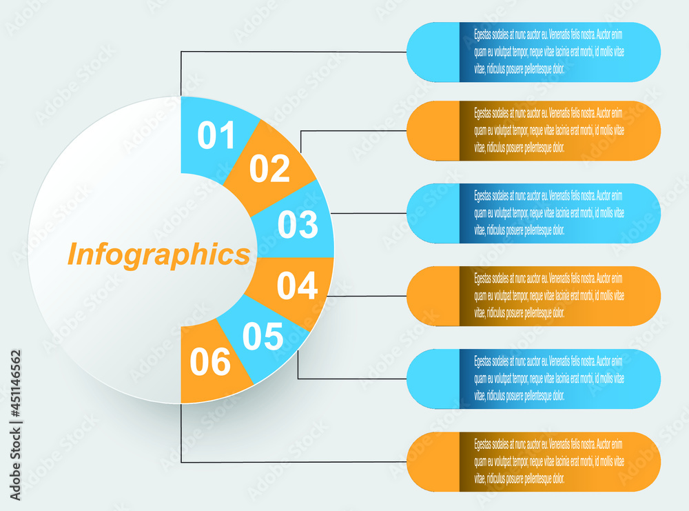 Infographic display template. Idea to display information, ranked and ...