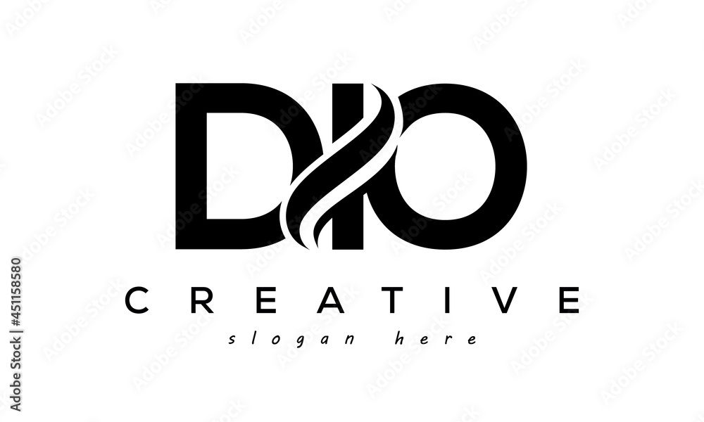 Letter DIO creative logo design vector Stock Vector | Adobe Stock