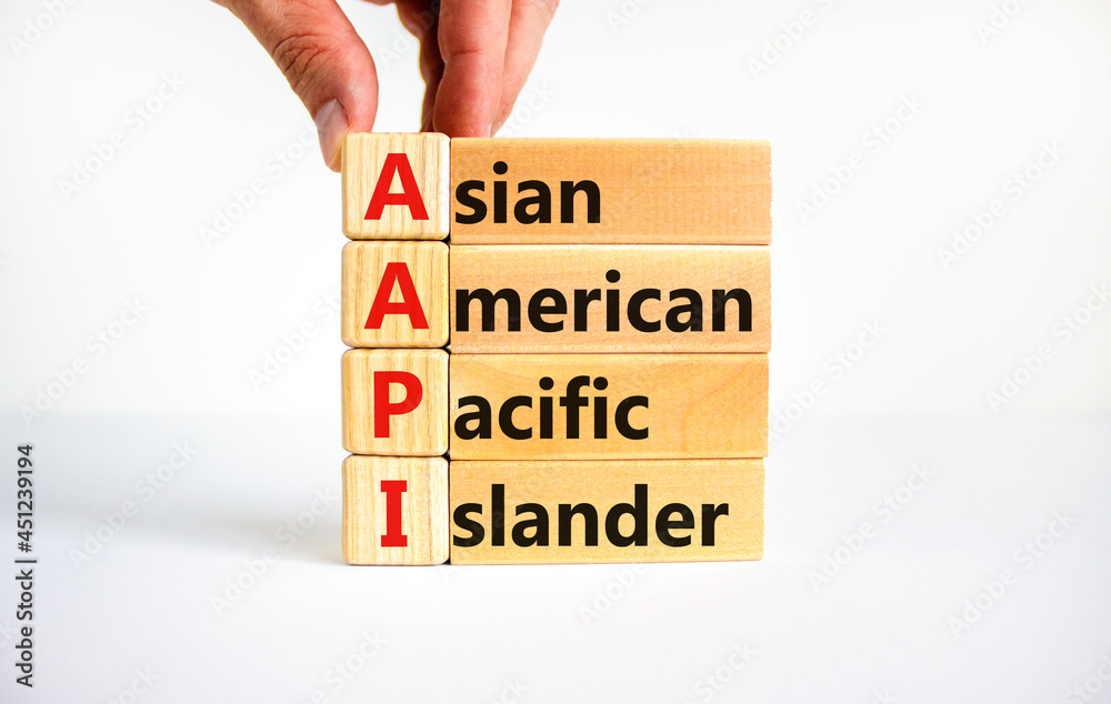 AAPI symbol. Abbreviation AAPI asian american pacific islander on ...