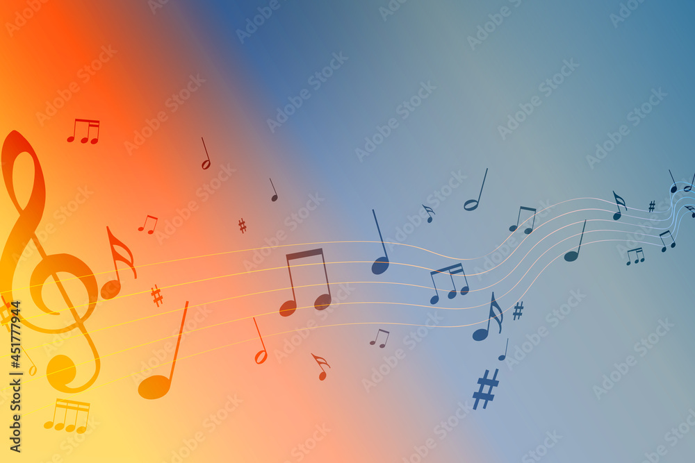 Concept background for song and concert theme Stock Illustration ...