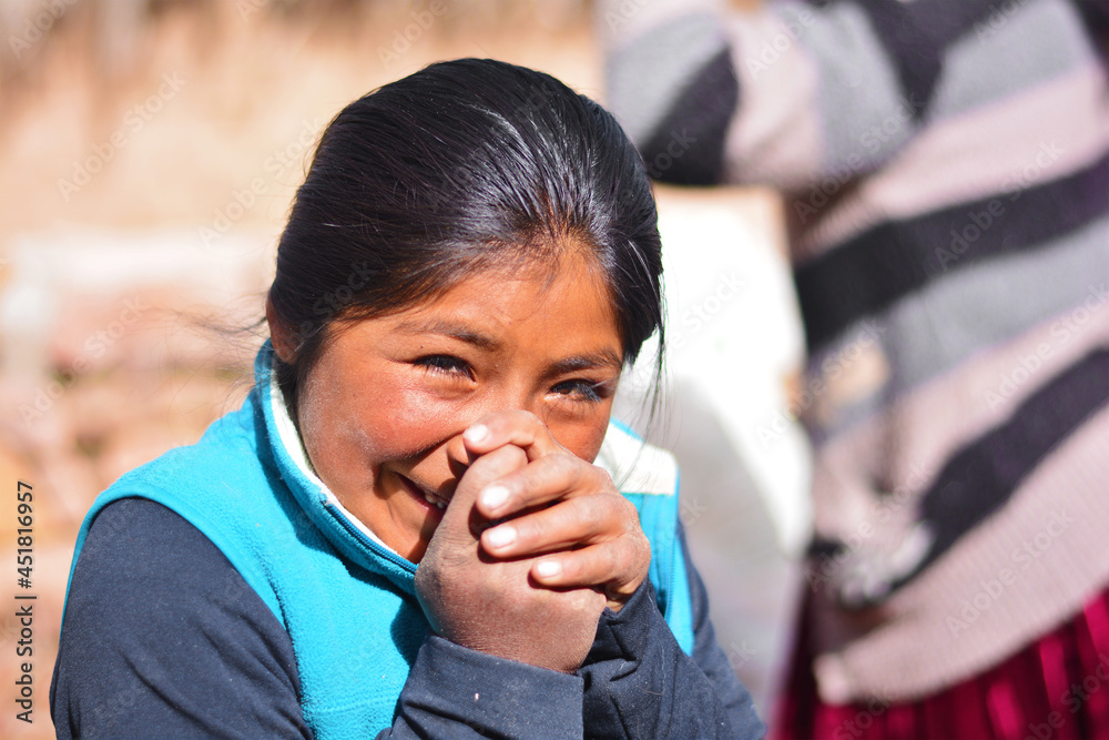 Native American Woman Laughing