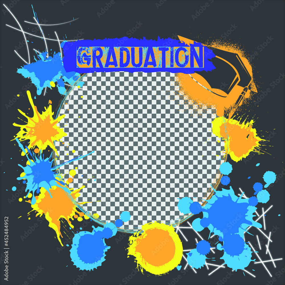twibbon graduation Stock Vector | Adobe Stock