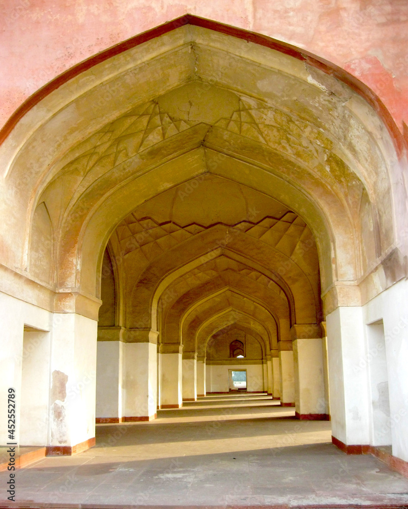 A picture of the Sikandra fort, which is famous for Mughal heritage and ...