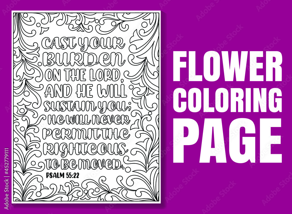 Praca wektorowa bez tantiem: Bible Verse Coloring Pages, Christian ...