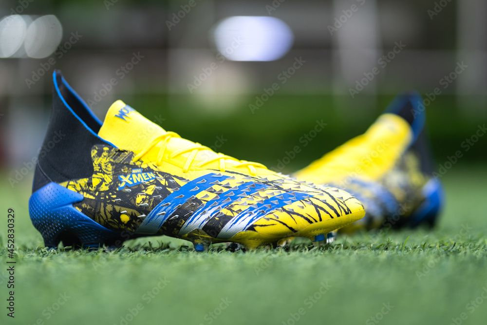 Thailand - August 2021 : Adidas and Marve is presented "Predator X-men ...