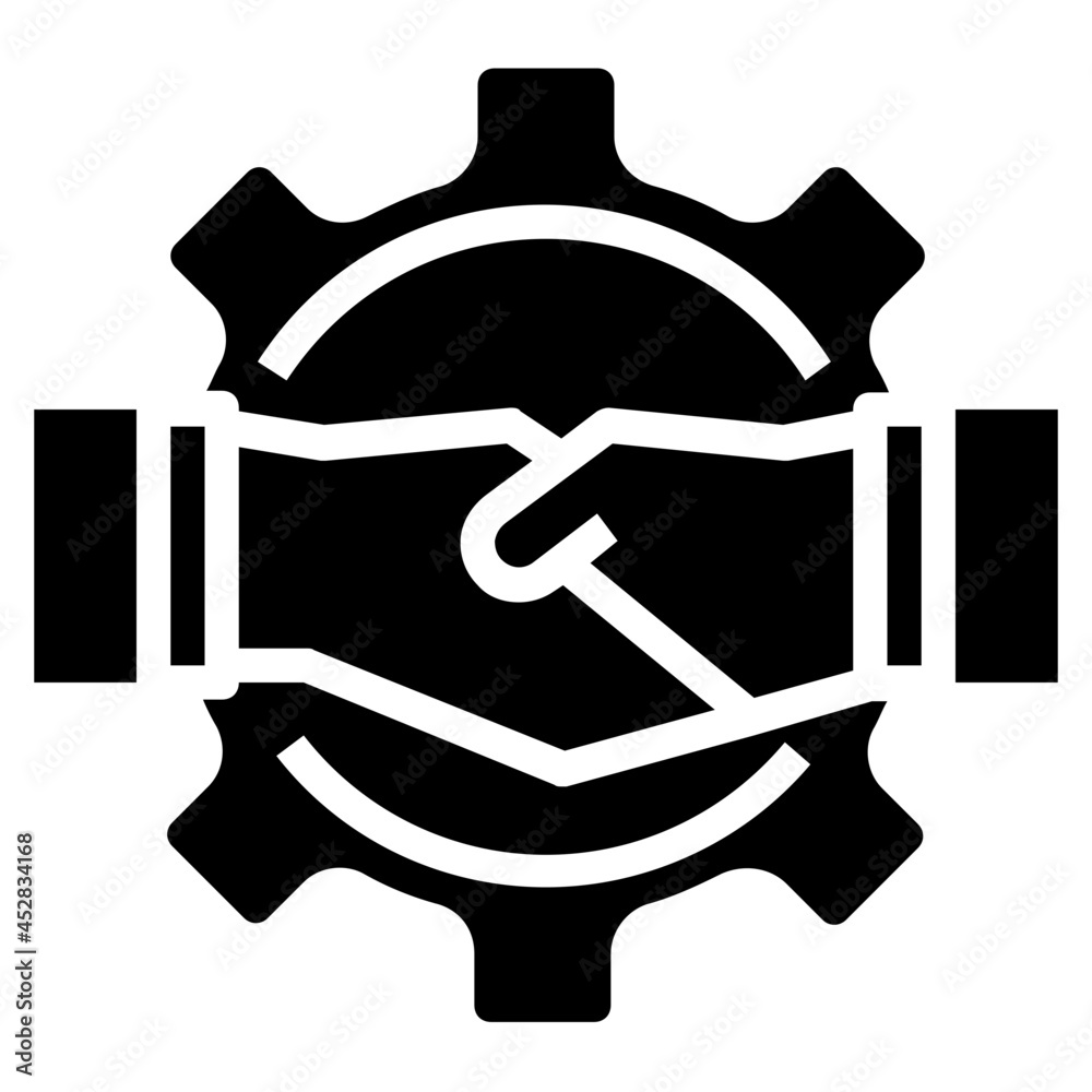 customer glyph icon Stock Vector | Adobe Stock