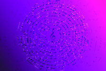 Purple Music Background Free Stock Photo - Public Domain Pictures