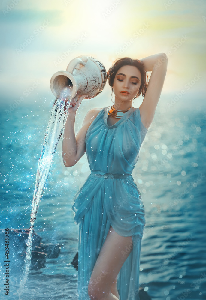 Photo Stock Art photo Portrait mythical girl Greek goddess ...