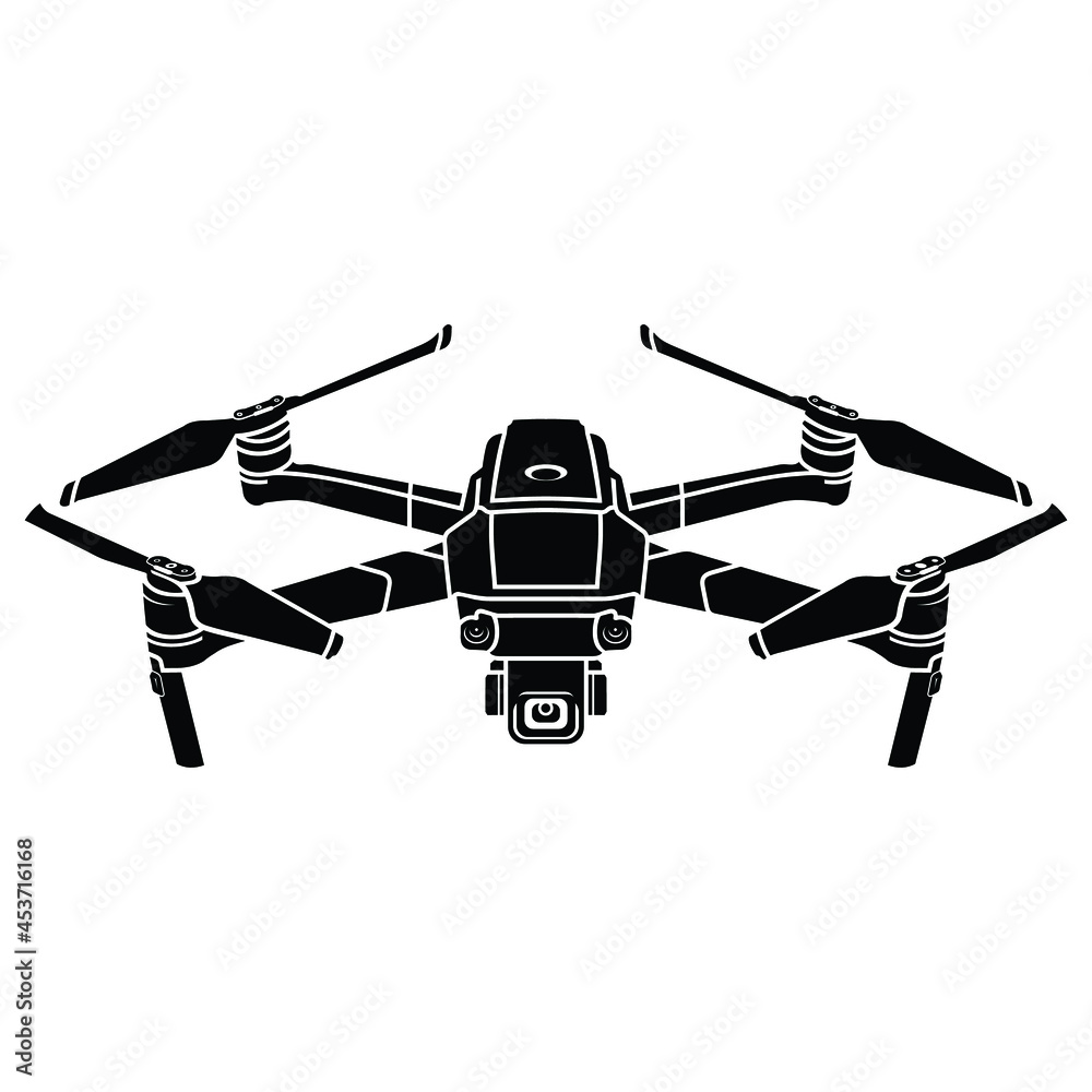 Drone logo design for company brand symbol Stock Vector | Adobe Stock