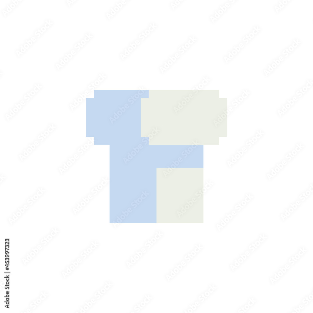 Chef hat pixel art icon. 8-bit sprite. Isolated vector illustration ...
