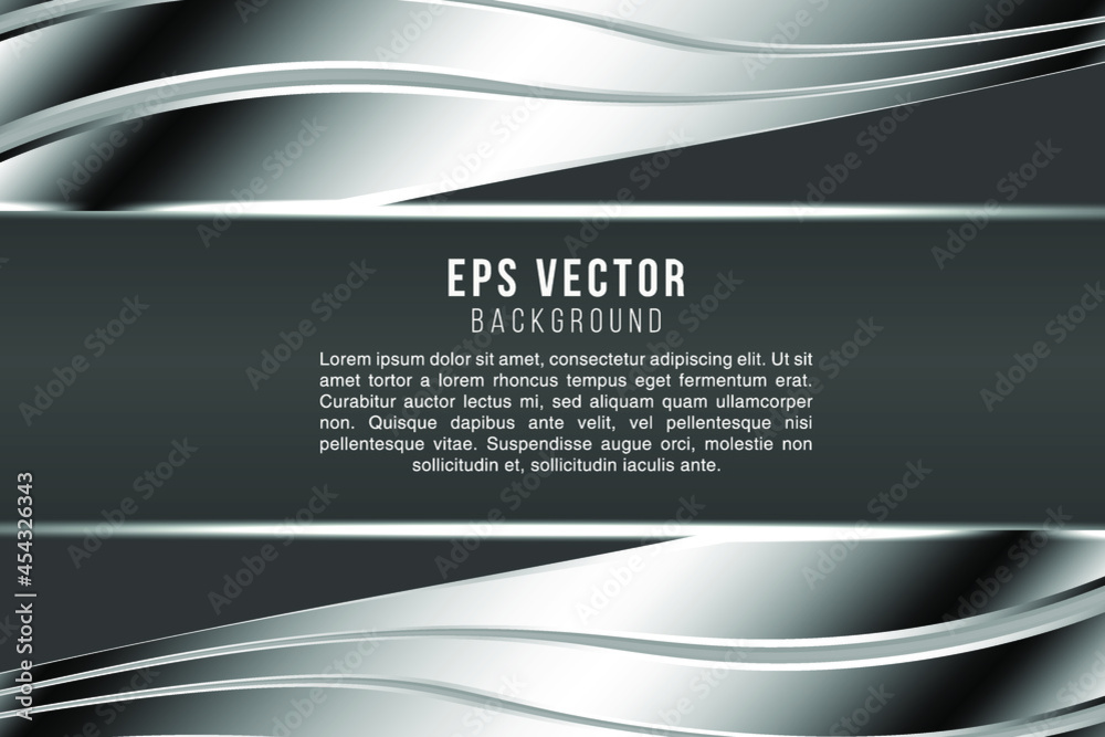 Abstract monochrome text background modern style with glow shine effect ...