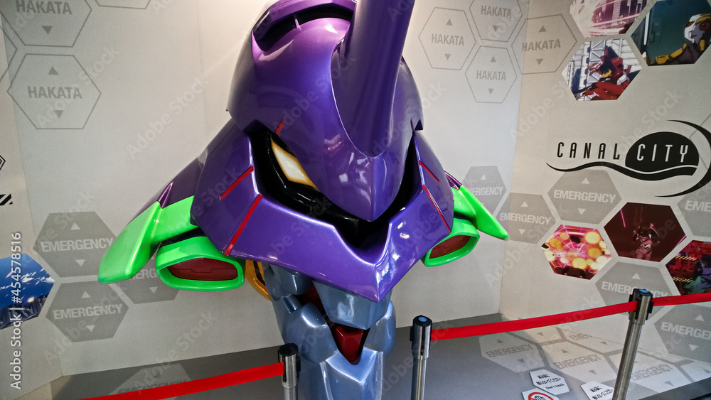 Foto de Stock Hakata, Fukuoka/JAPAN - Sep 10 2019 : Evangelion EVA-01 ...