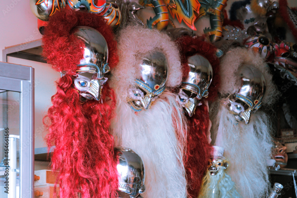 Photo Stock mask moreno Bolivia folklore zambo caporal baile oruro los ...