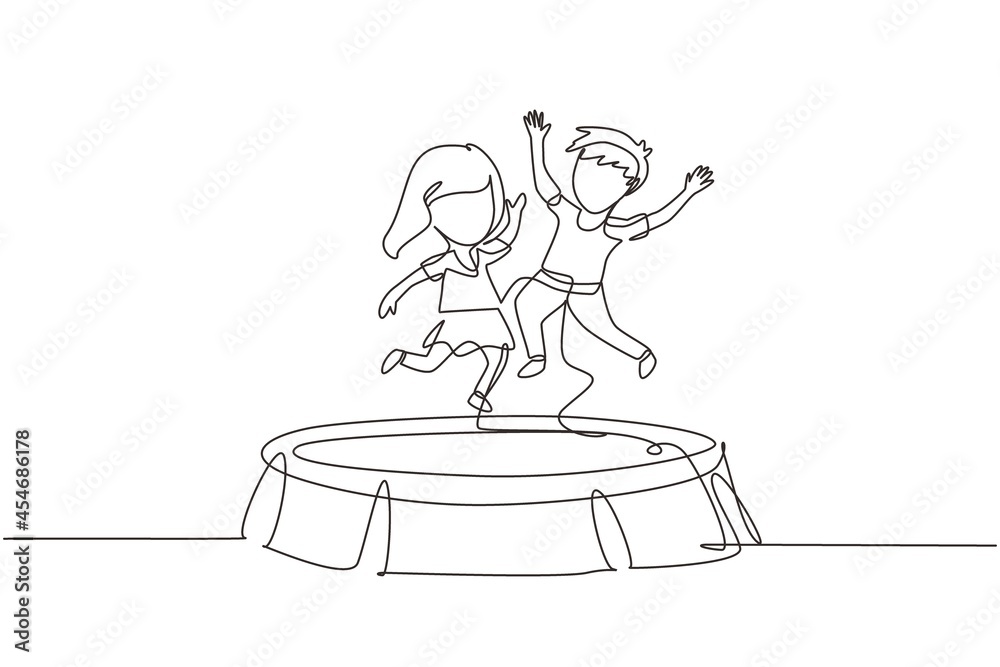 How To Draw A Person Jumping On A Trampoline On Your Hand