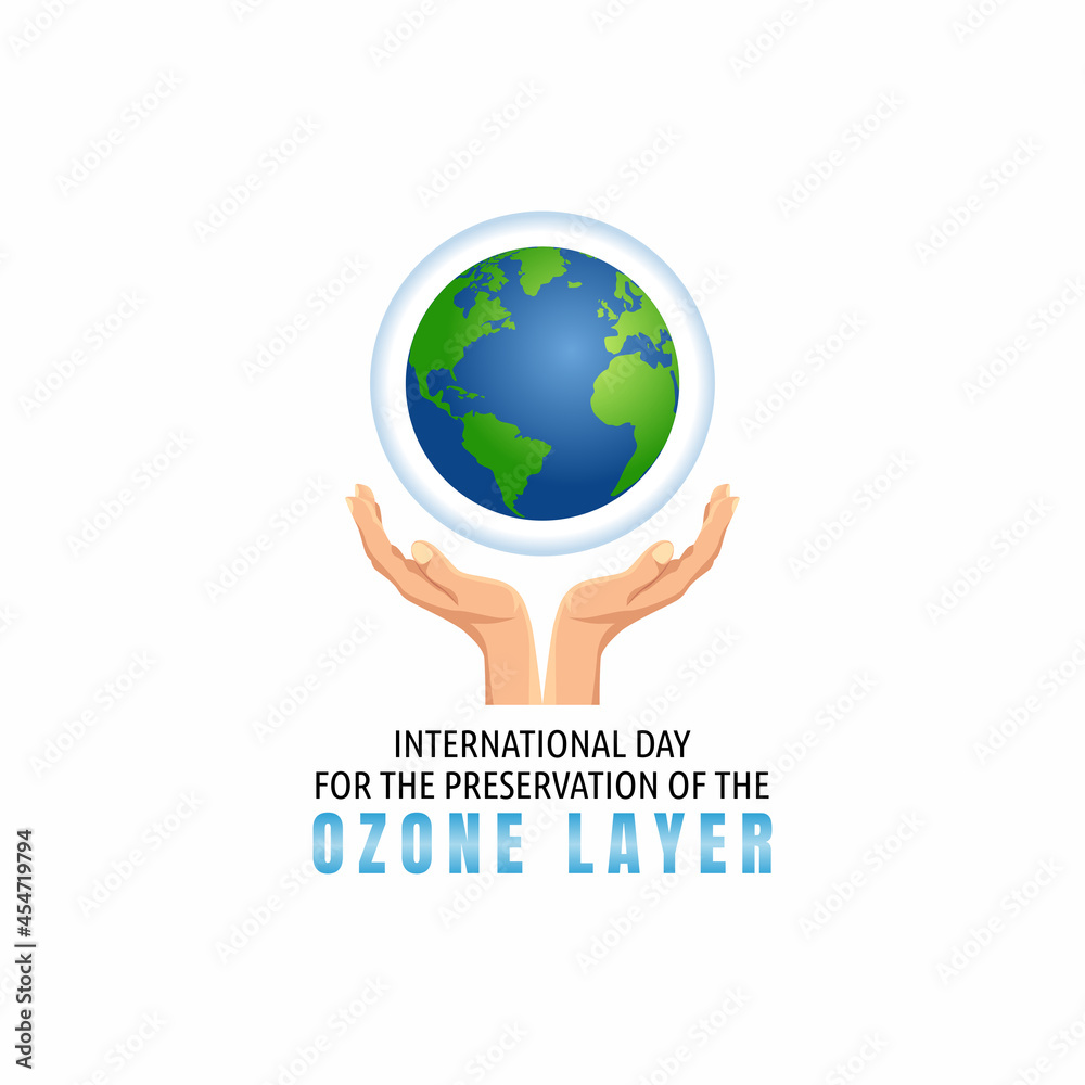 vector graphic of international day of preservation of the ozone layer ...