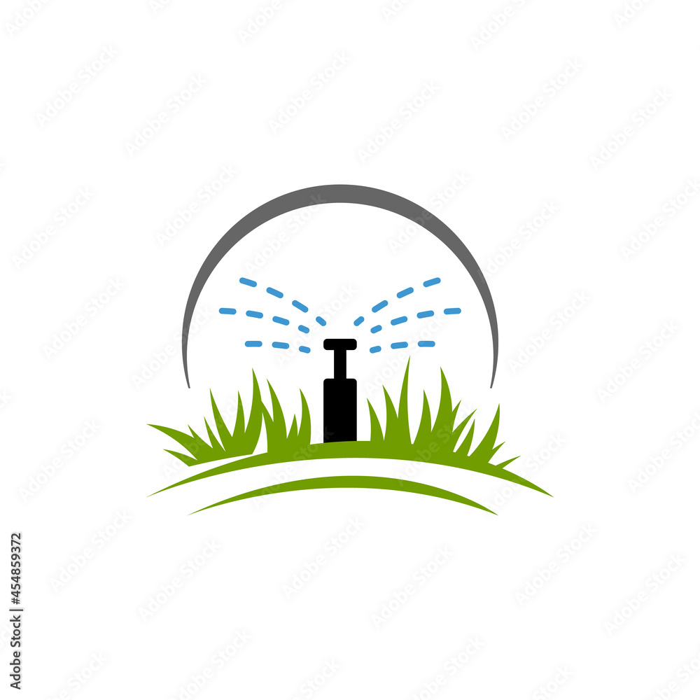 landscape irrigations system with droplet lawn sprinkler irrigation ...