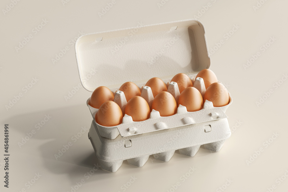 Egg Carton Stock Illustration | Adobe Stock