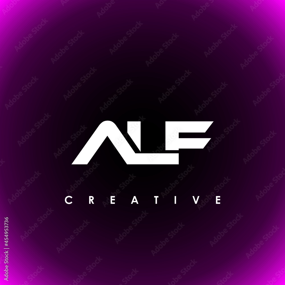 ALF Letter Initial Logo Design Template Vector Illustration Stock ...