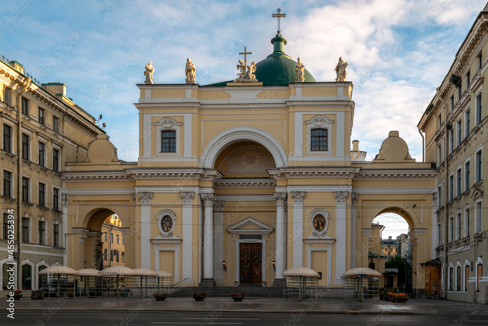 View of the Basilica of St. Catherine of Alexandria (St. Catherine's ...