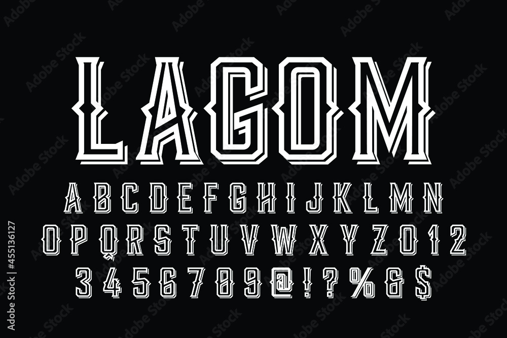Font.alphabet.Typeface.Script.Shadow Effect.Handcrafted handwritten ...