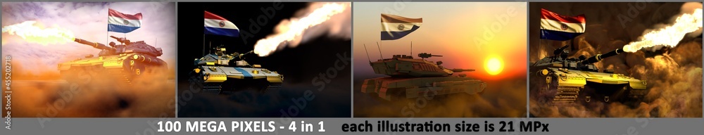 Paraguay army concept - 4 high resolution images of modern tank with ...