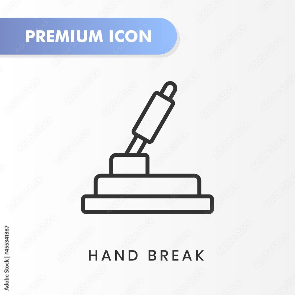 handbrake icon for your website design, logo, app, UI. Vector graphics ...