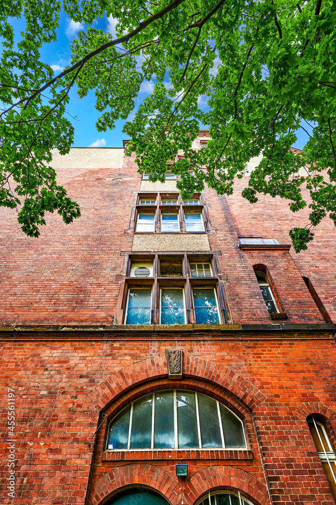 Historic building from the 19th century as part of the former barracks ...