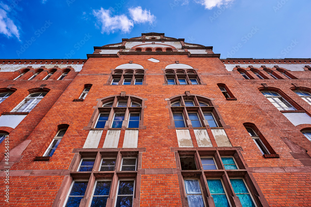 Historic building from the 19th century as part of the former barracks ...