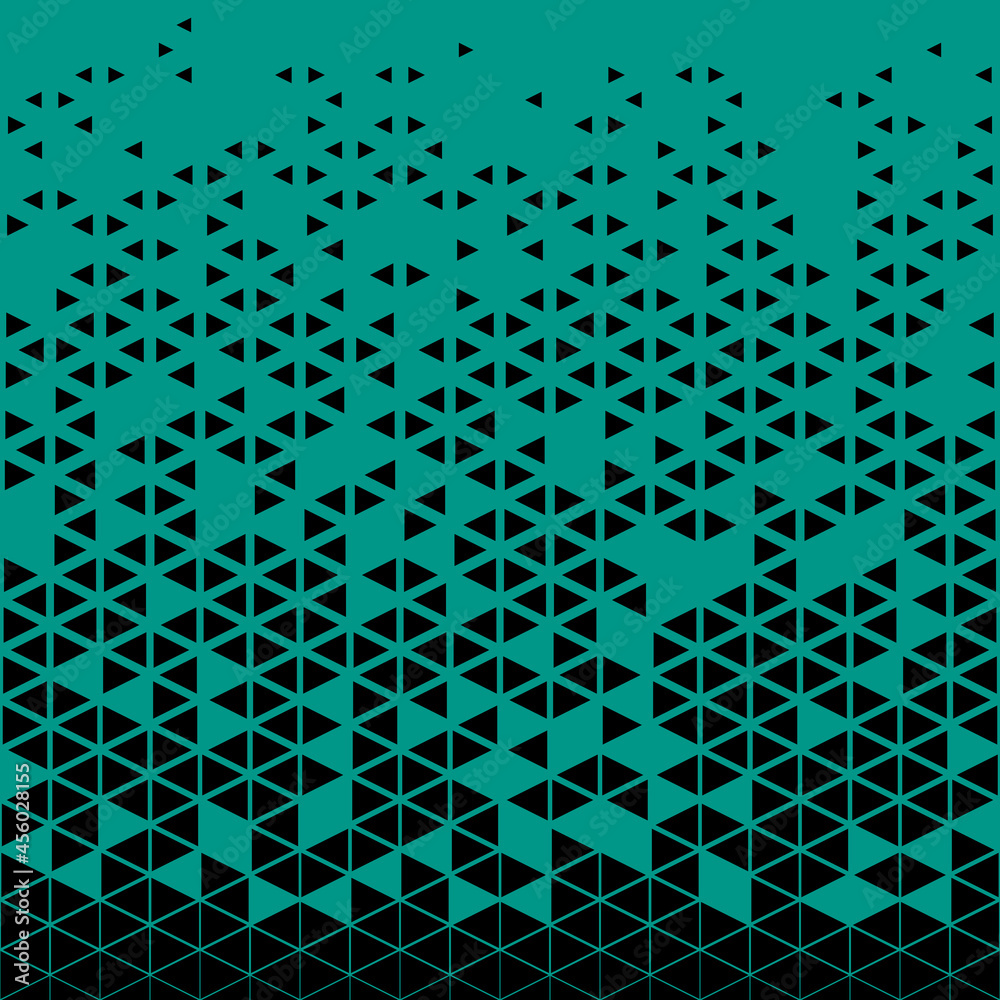 Abstract seamless geometric triangle pattern. Mosaic background of ...