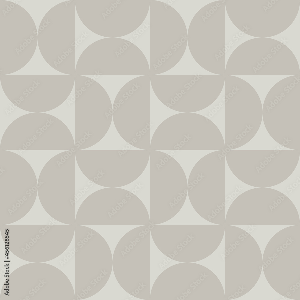 Bold abstract greige seamless vector pattern. Modern monochrome ...