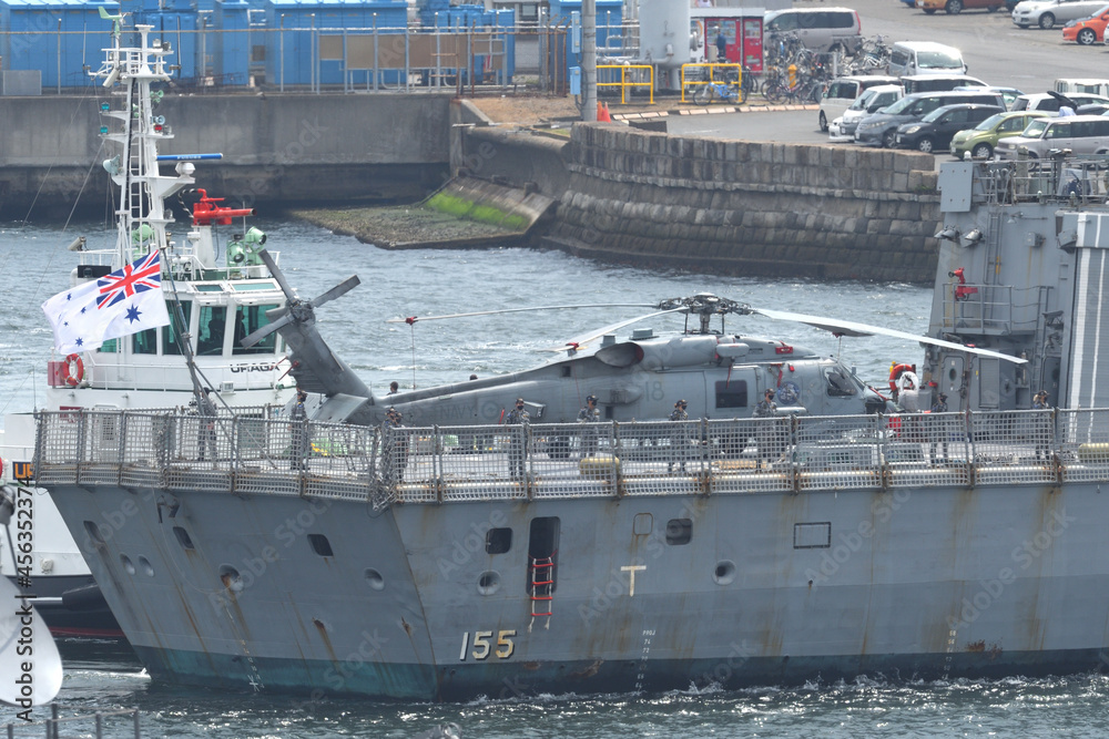 Kanagawa, Japan - May 30, 2021:Royal Australian Navy Sikorsky MH-60R ...