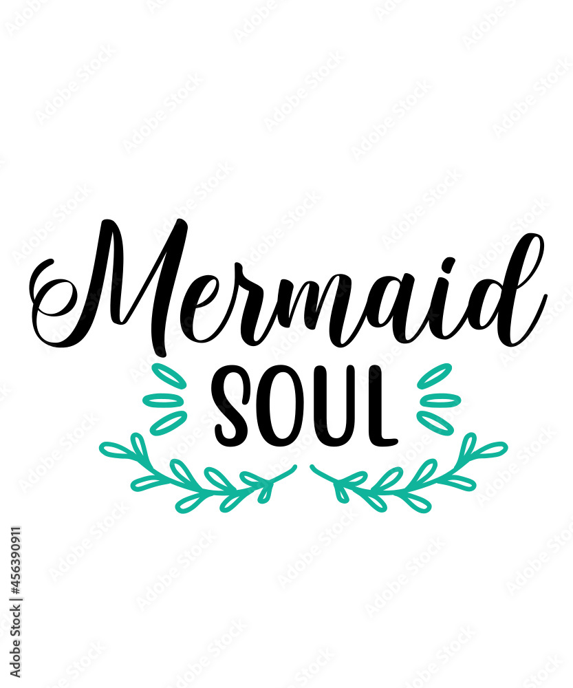 Vector de Stock Mermaid SVG Bundle, Mermaid Shirt, Mermaid Tail ...