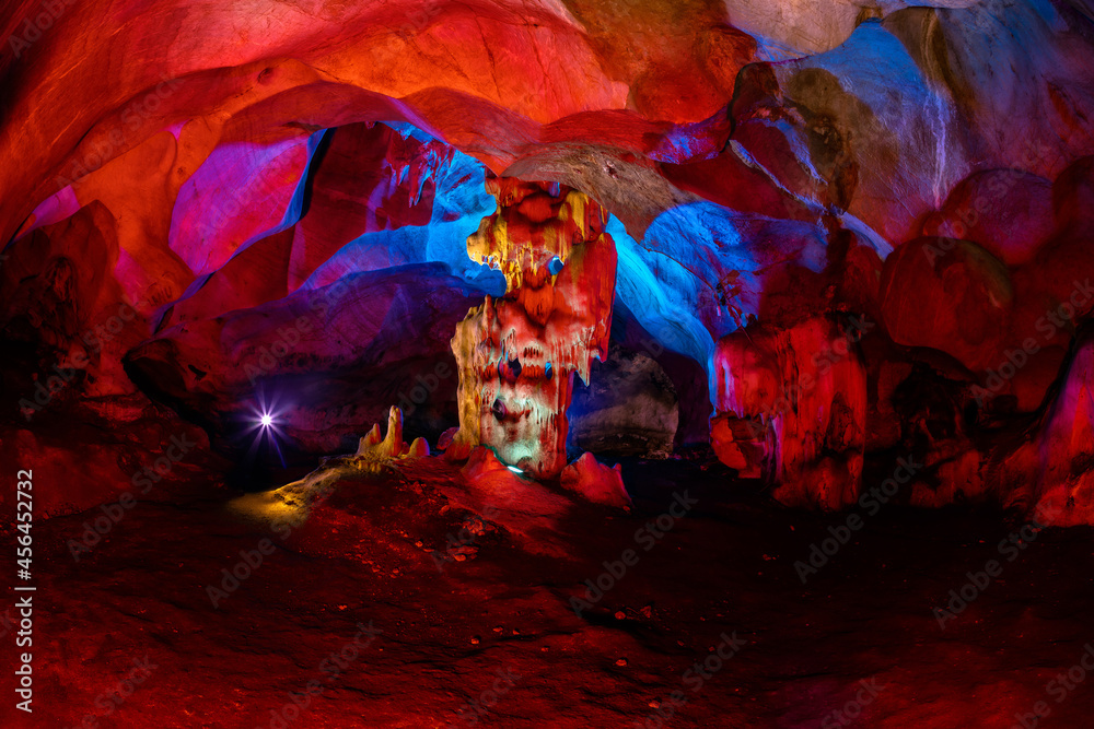 Strange stalactites and stalagmites look like sculptures created by ...