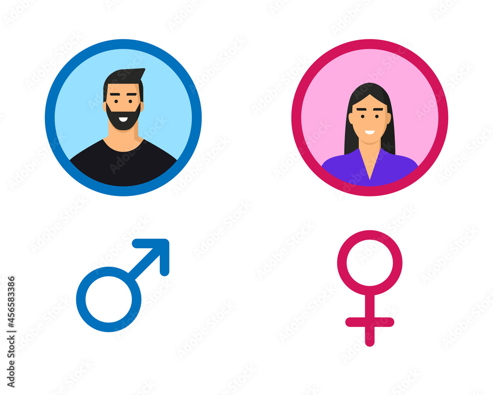 Icono Femenino Y Masculino