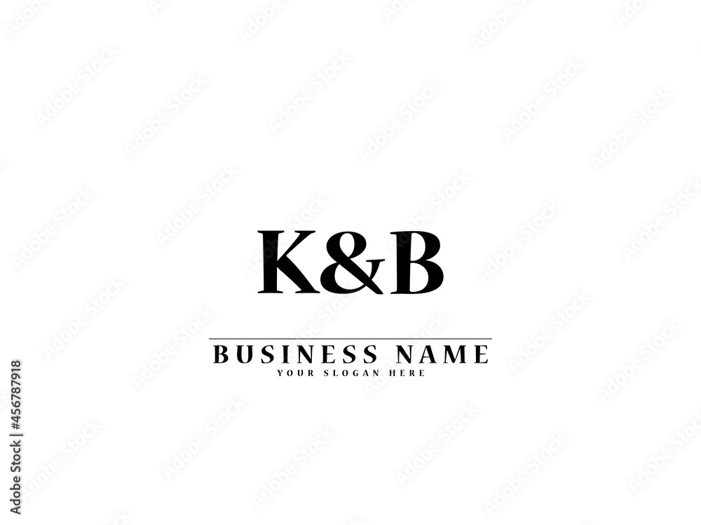 Letter KB Logo, Creative kb k&b Letter Logo Icon Vector For Your Simple ...