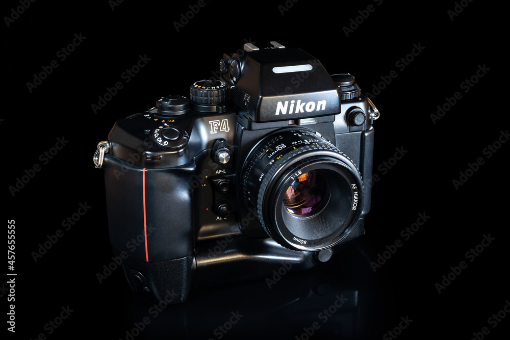 Photo Stock Fukuoka, Japan - september 18, 2021 : Nikon F4 35 mm ...