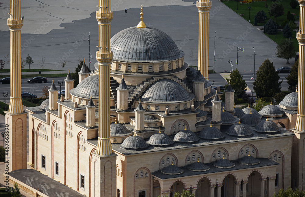 Main mosque of the Chechen Republic - Akhmad Kadyrov Mosque (officially ...