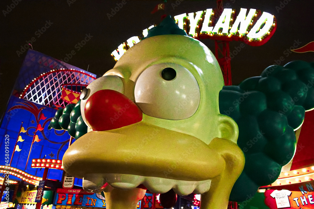 Стоковое фото «Los Angeles.CA/USA - Oct 29,2018 : "Krustyland The ...