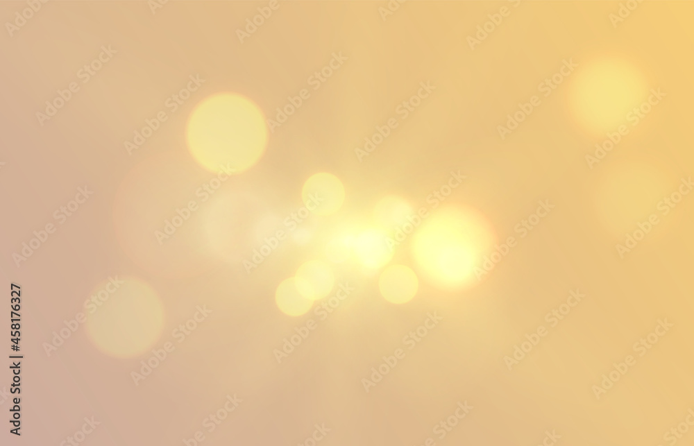Yellow light effect with lens flare PNG Vector Stock Vector | Adobe Stock