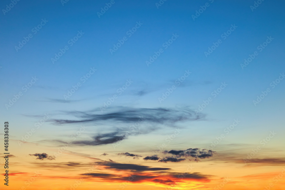 Sunset sky backgrounds for 3D rendering. Stock Photo | Adobe Stock