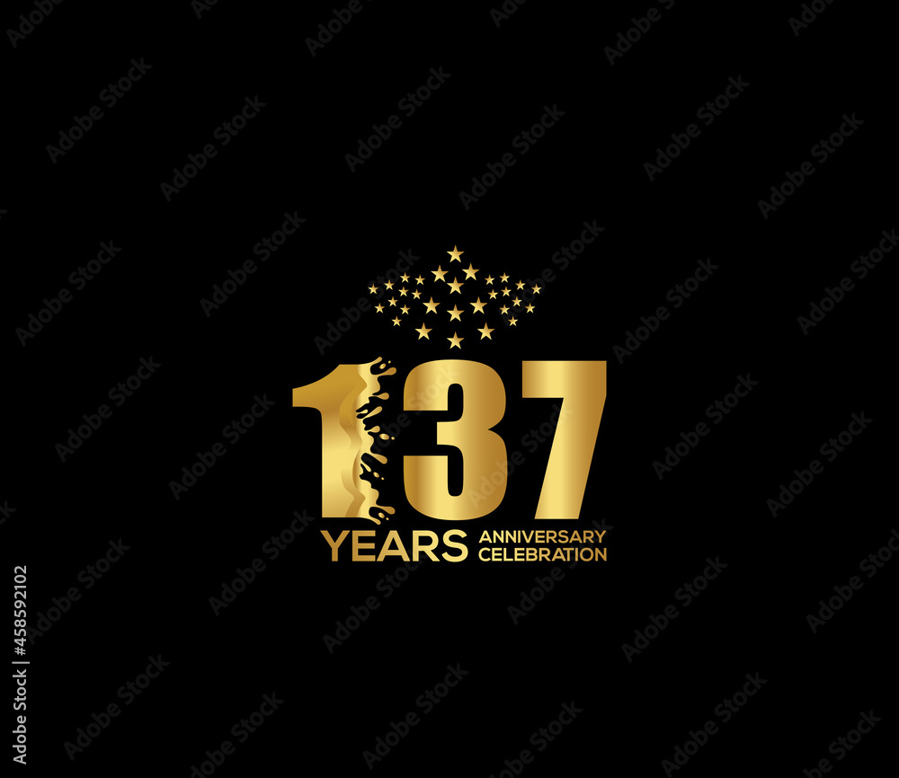 Celebration of Festivals Days 137 Year Anniversary, Invitations, Party ...