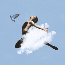 Sky, Ballerina, Surrealism, Fantasy Free Stock Photo - Public Domain ...