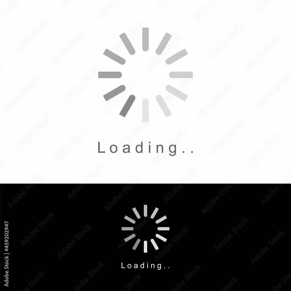 simple and unique loading process icon image graphic icon logo design ...