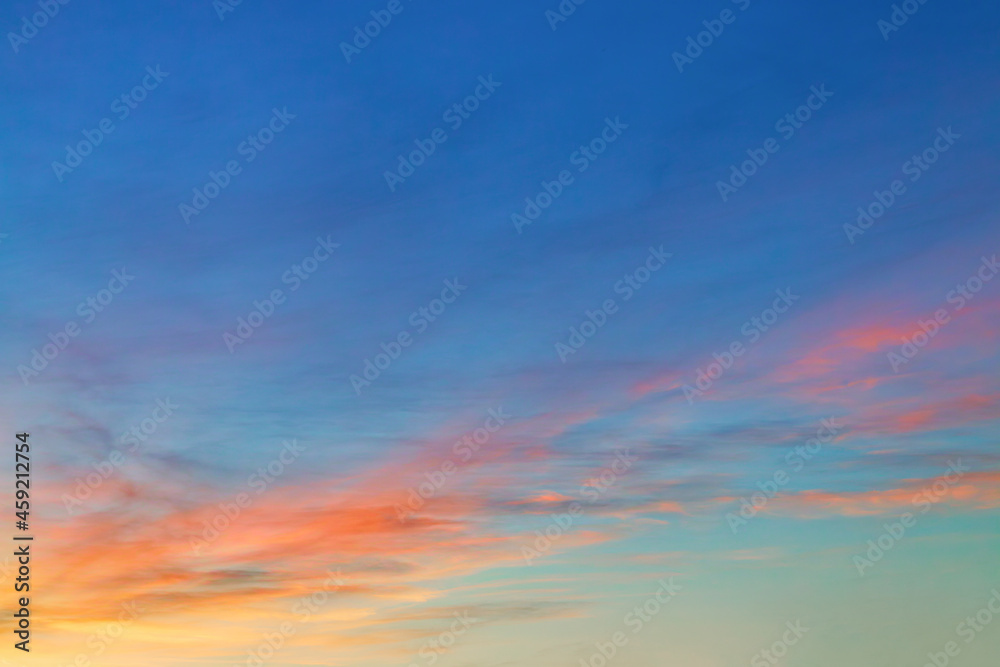 Sunset sky backgrounds for 3D rendering. Stock Photo | Adobe Stock