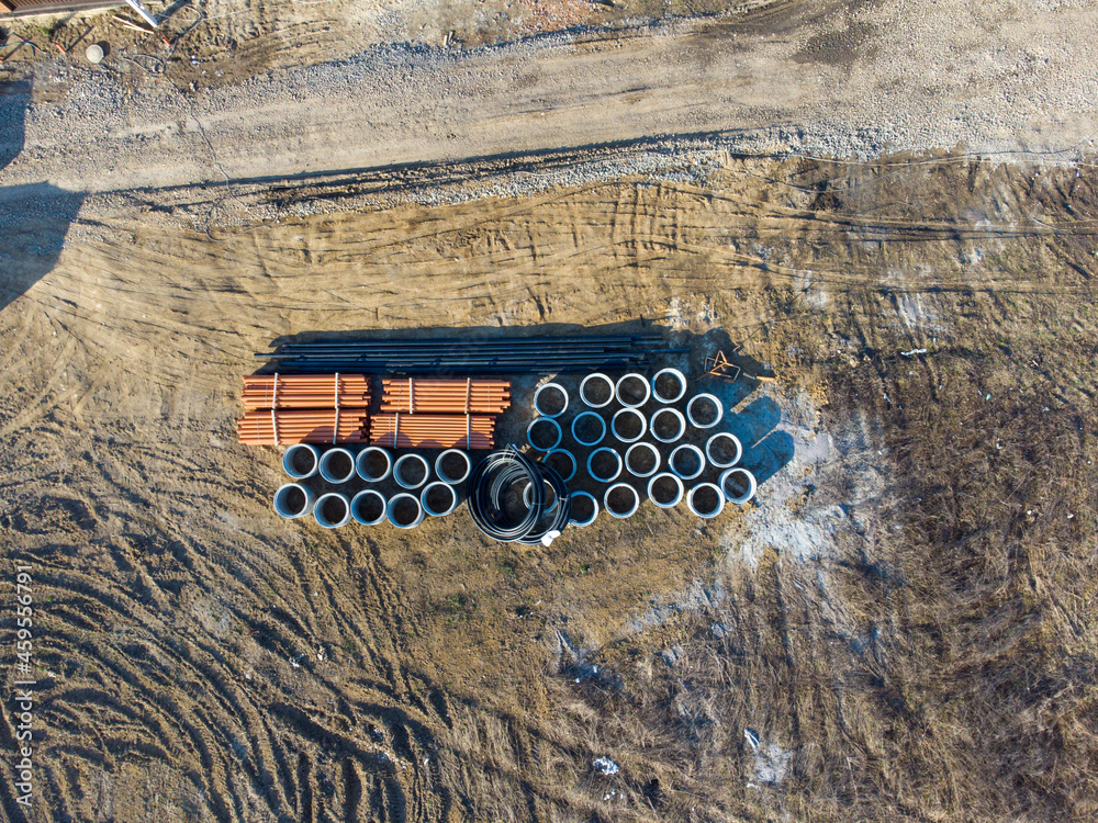 Materials for Sewage drainage system for a multi-story building. Civil ...